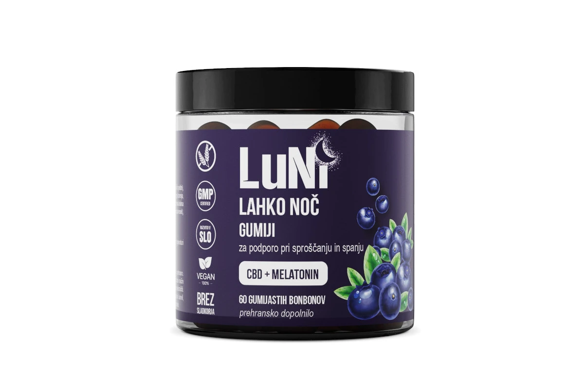 LUNI LAHKO NOČ GUMIJIprehransko dopolnilo - Luni | Okusni gumiji za ...